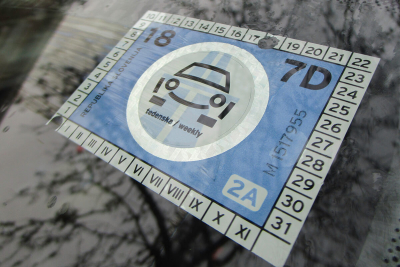Vignettes and other security car stickers | Cetis