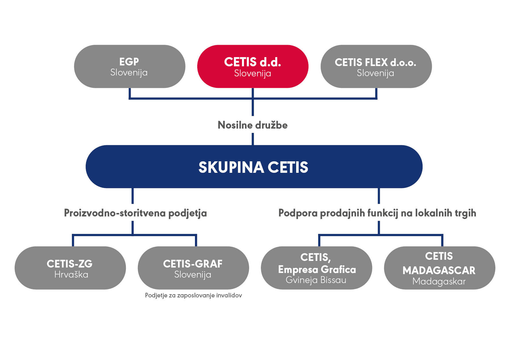 Družbe v Skupini CETIS | Cetis